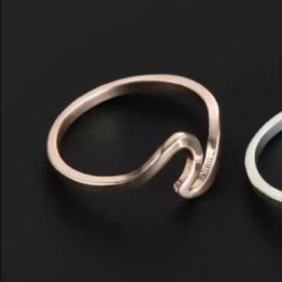 Jewelry | Nwt Rose Gold Cali Wave Ring | Poshmark